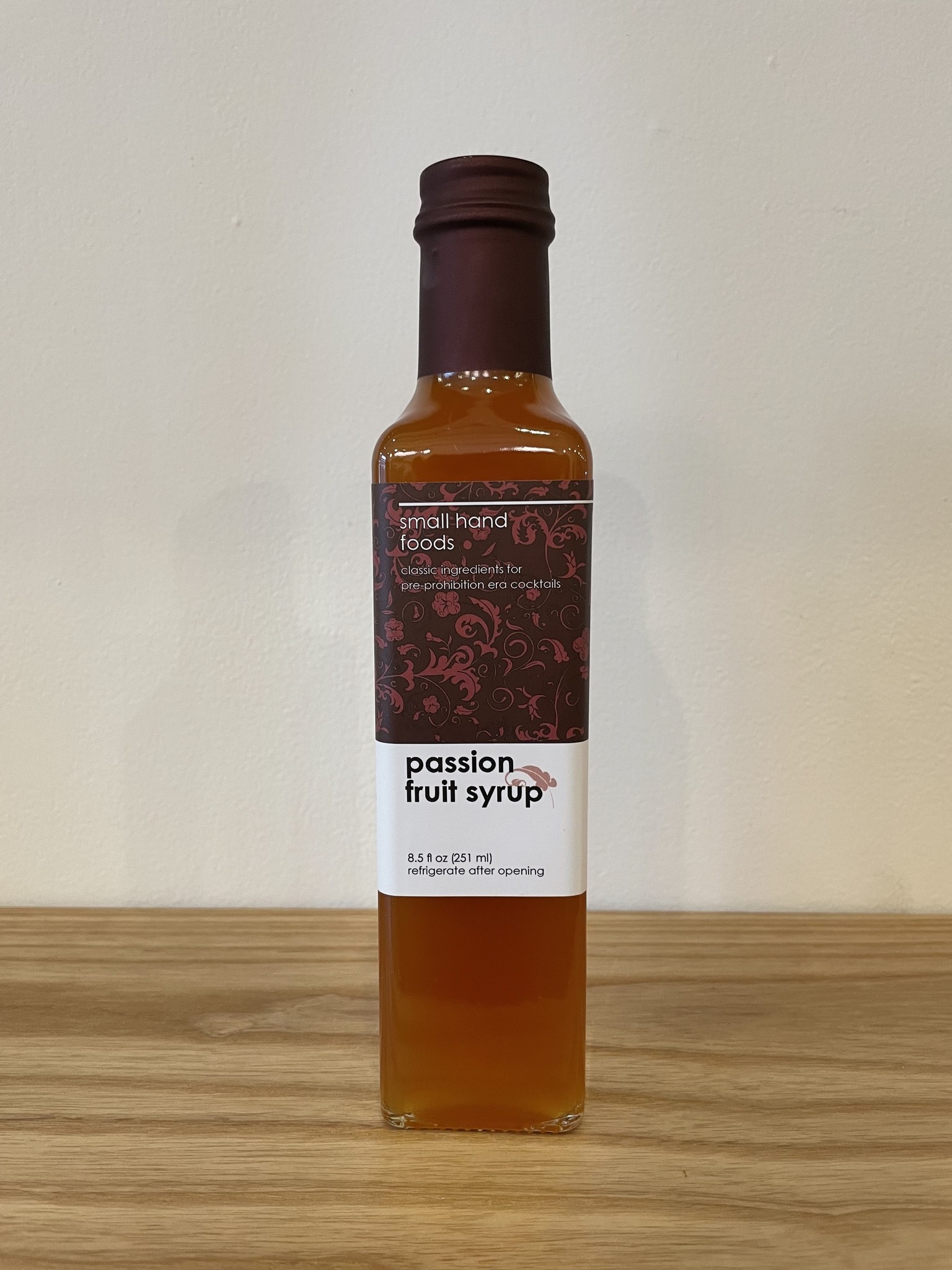 Small Hand Foods Passionfruit Syrup 8.5 oz. - The Zero Co