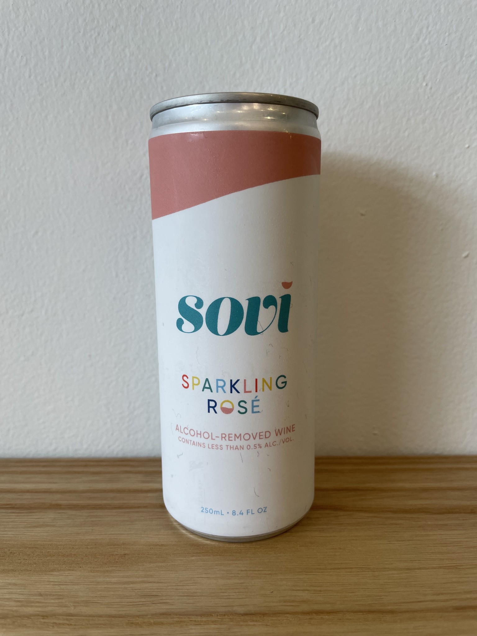Sovi Sparkling Rose Can 8 oz. - The Zero Co