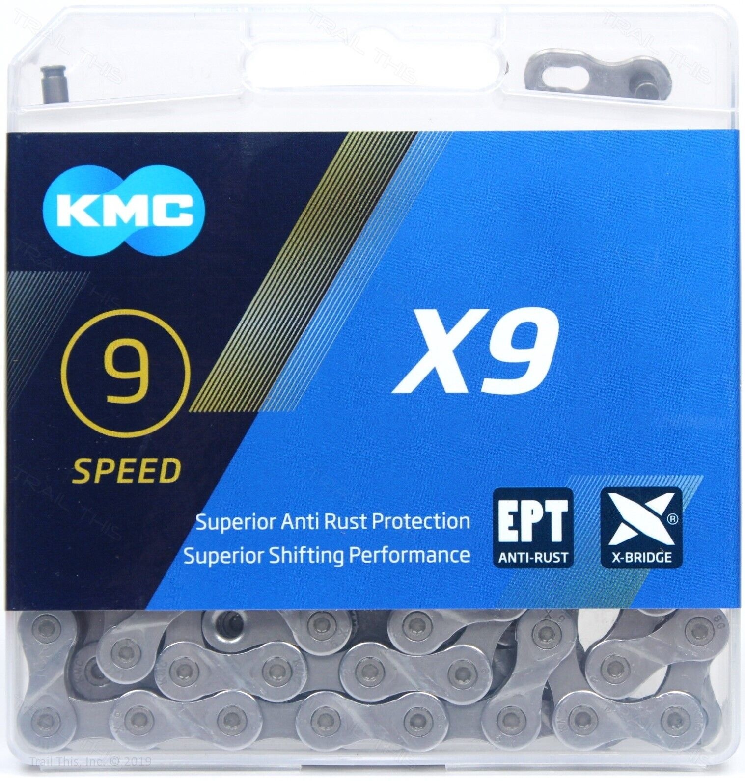 CHAIN 9 SPD KMC X9.93 - Cycle Path Bicycles