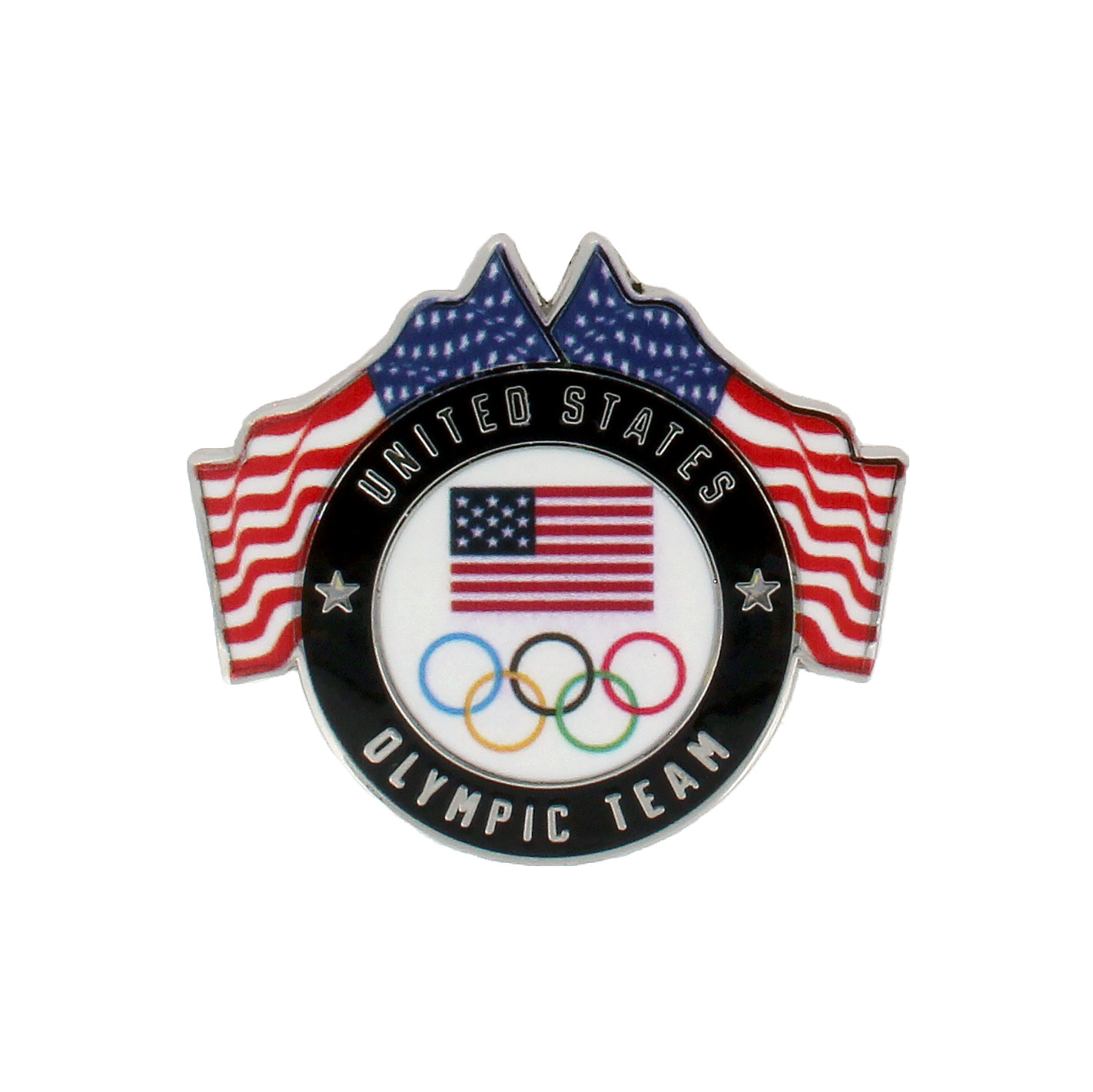 US Olympic Team Flags Pin - Mike Eruzione Team Shop