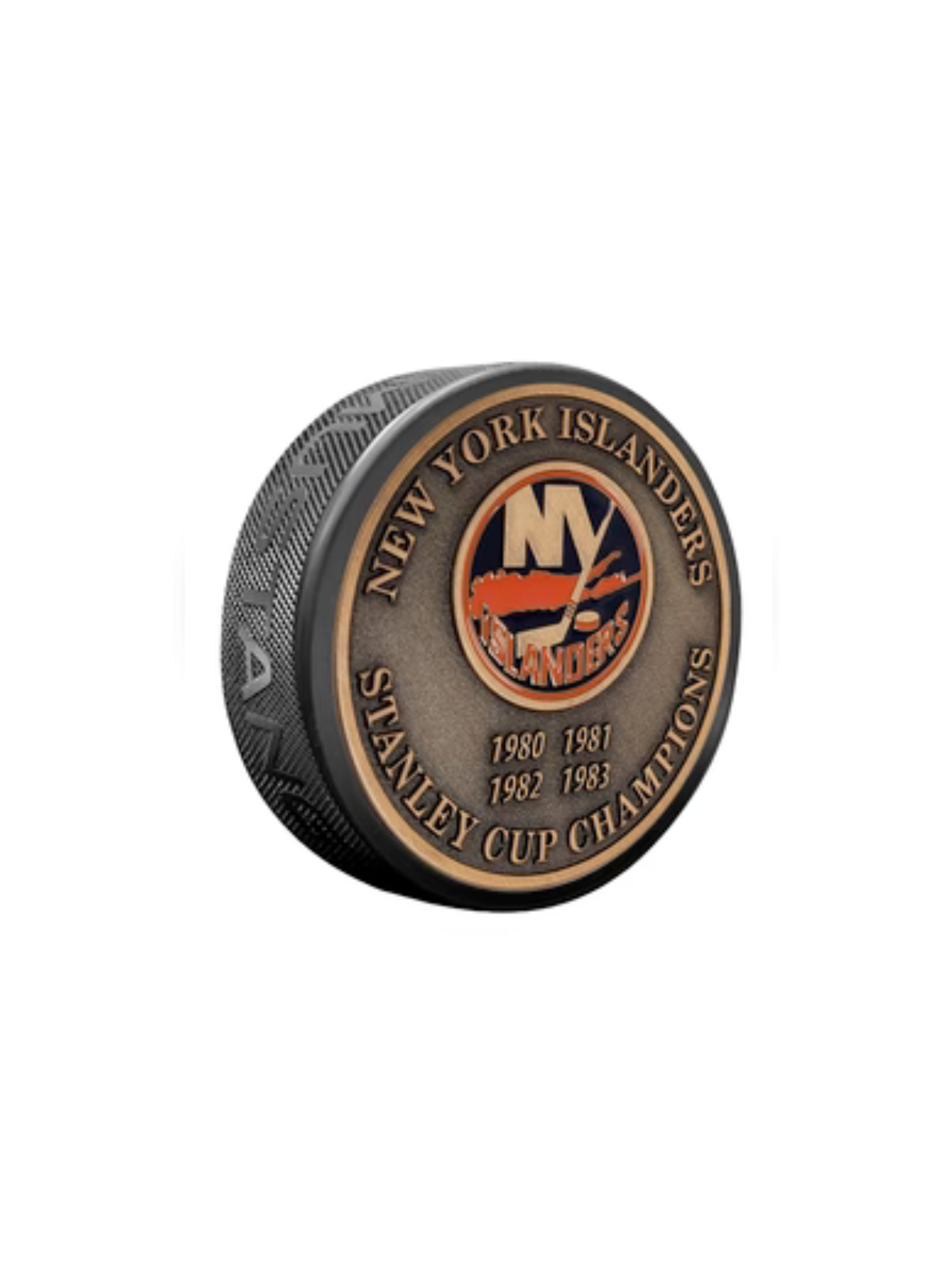 New York Islanders Medallion Dynasty Stanley Cup Puck - Mike Eruzione ...