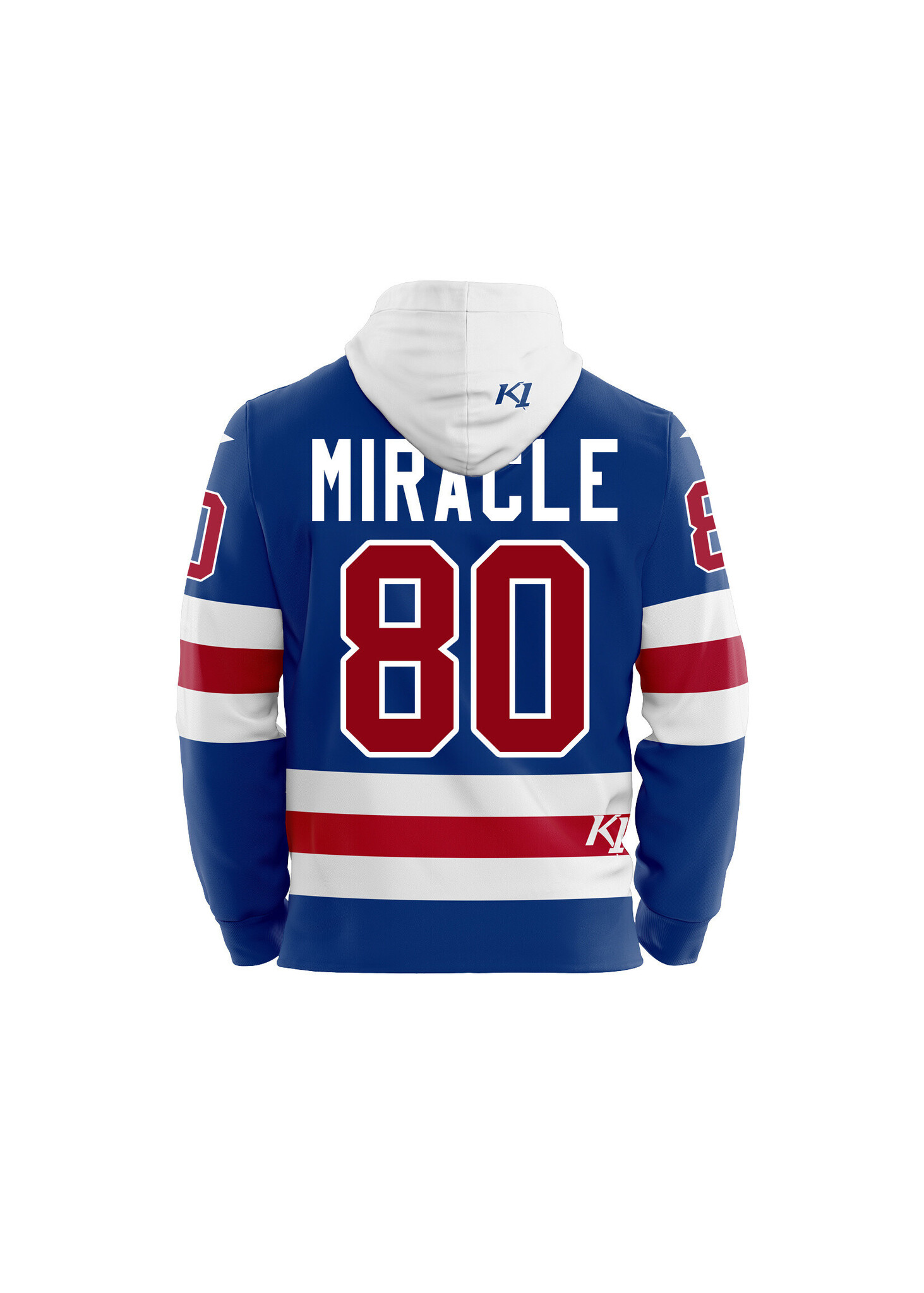 K1 Miracle 1980 #80 Jersey Adult Hood - Mike Eruzione Team Shop