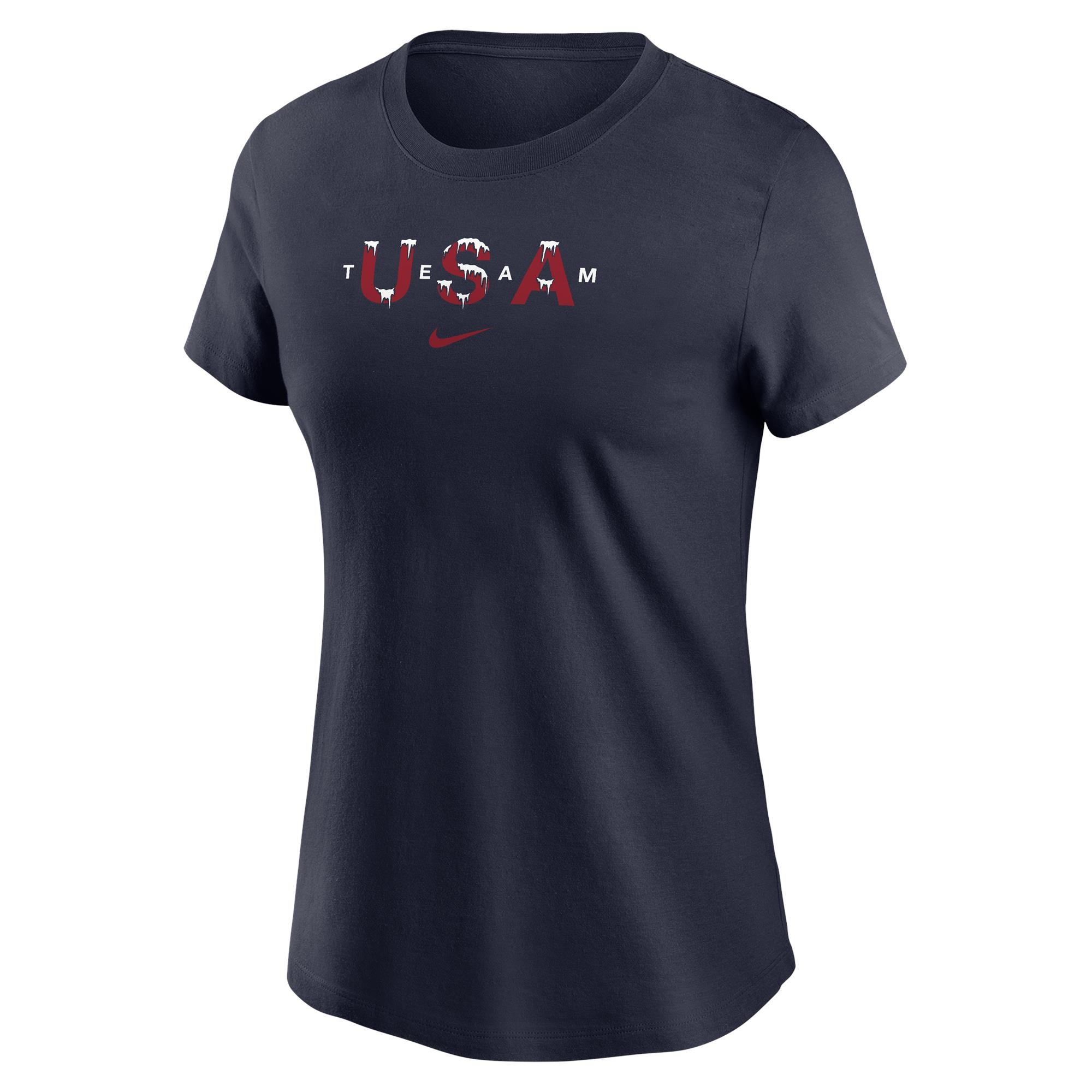 Women's Frozen Team USA Short Sleeve Tee - Mike Eruzione Team Shop