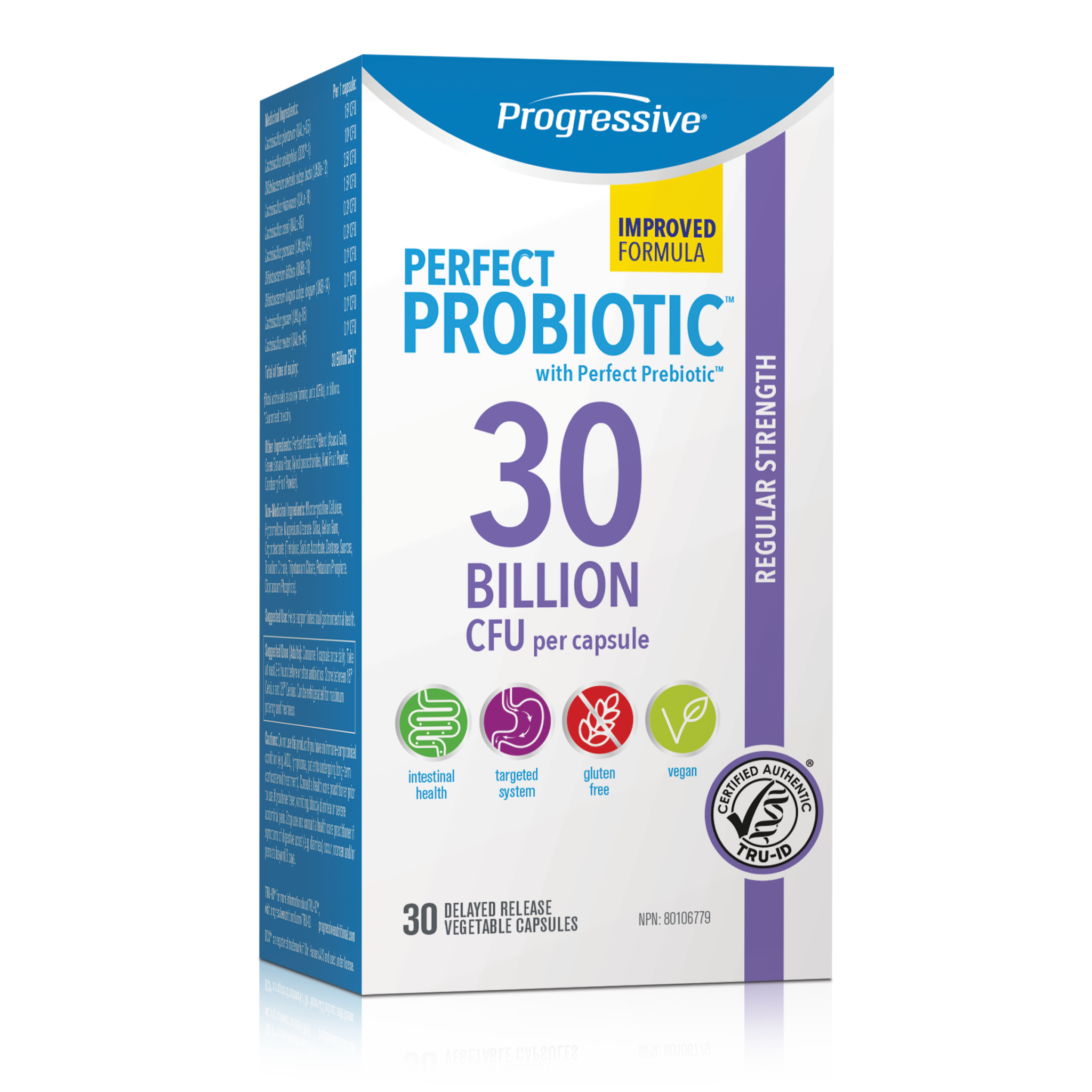 PROGRESSIVE PROGRESSIVE PERFECT PROBIOTICS 30 BILLION 30 CAPS - BMS ...