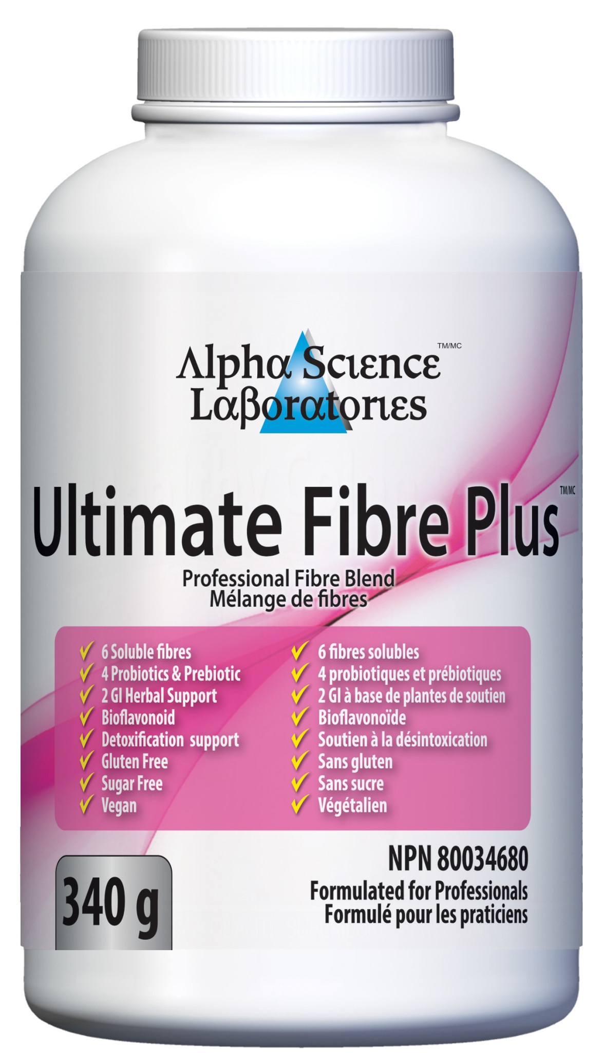ALPHA SCIENCE LABS ULTIMATE FIBRE PLUS 340G - BMS Resources