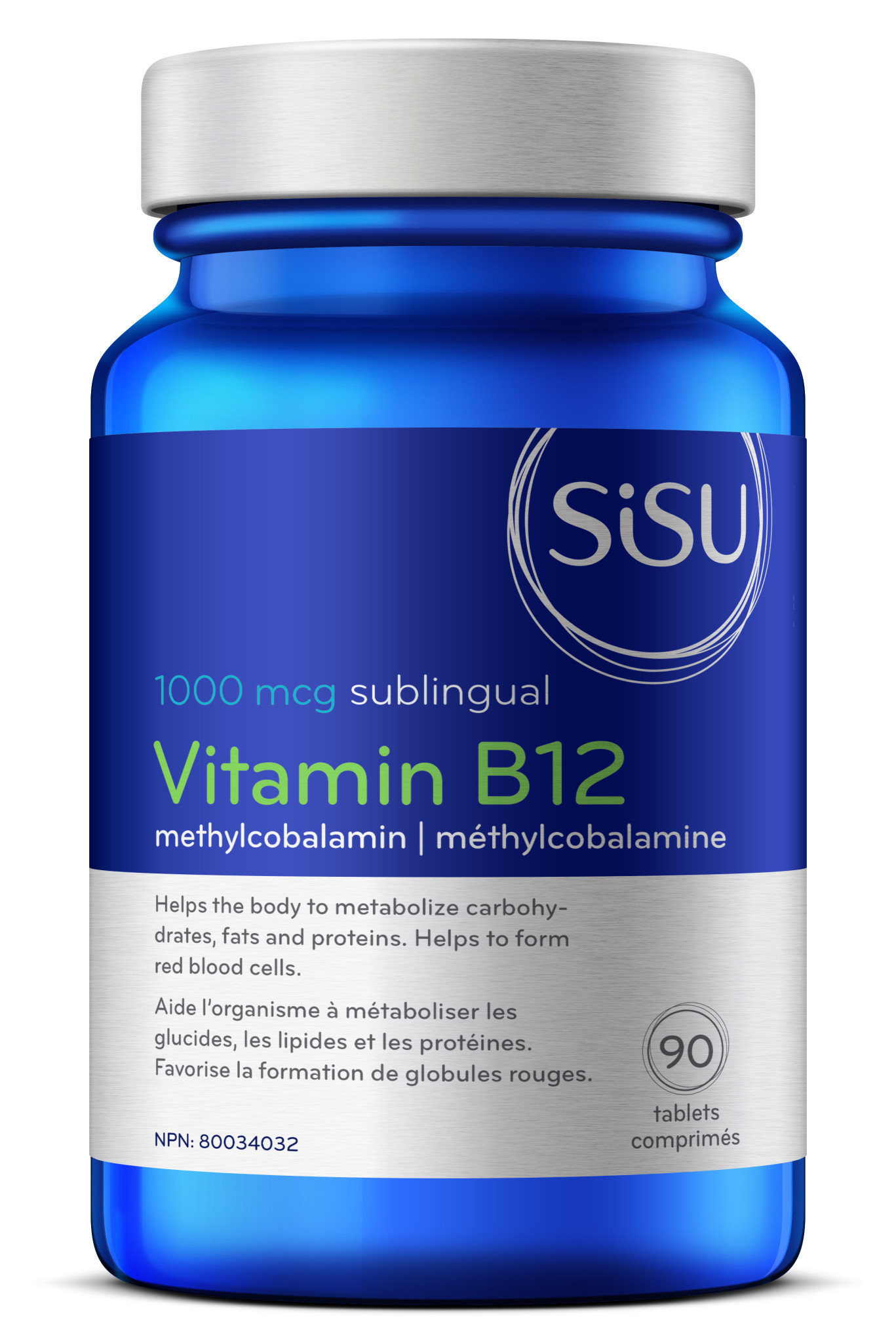 SISU SISU B12 1000MCG (METHYLCOBALAMIN) 90 SUBLINGUAL TABS - BMS Resources