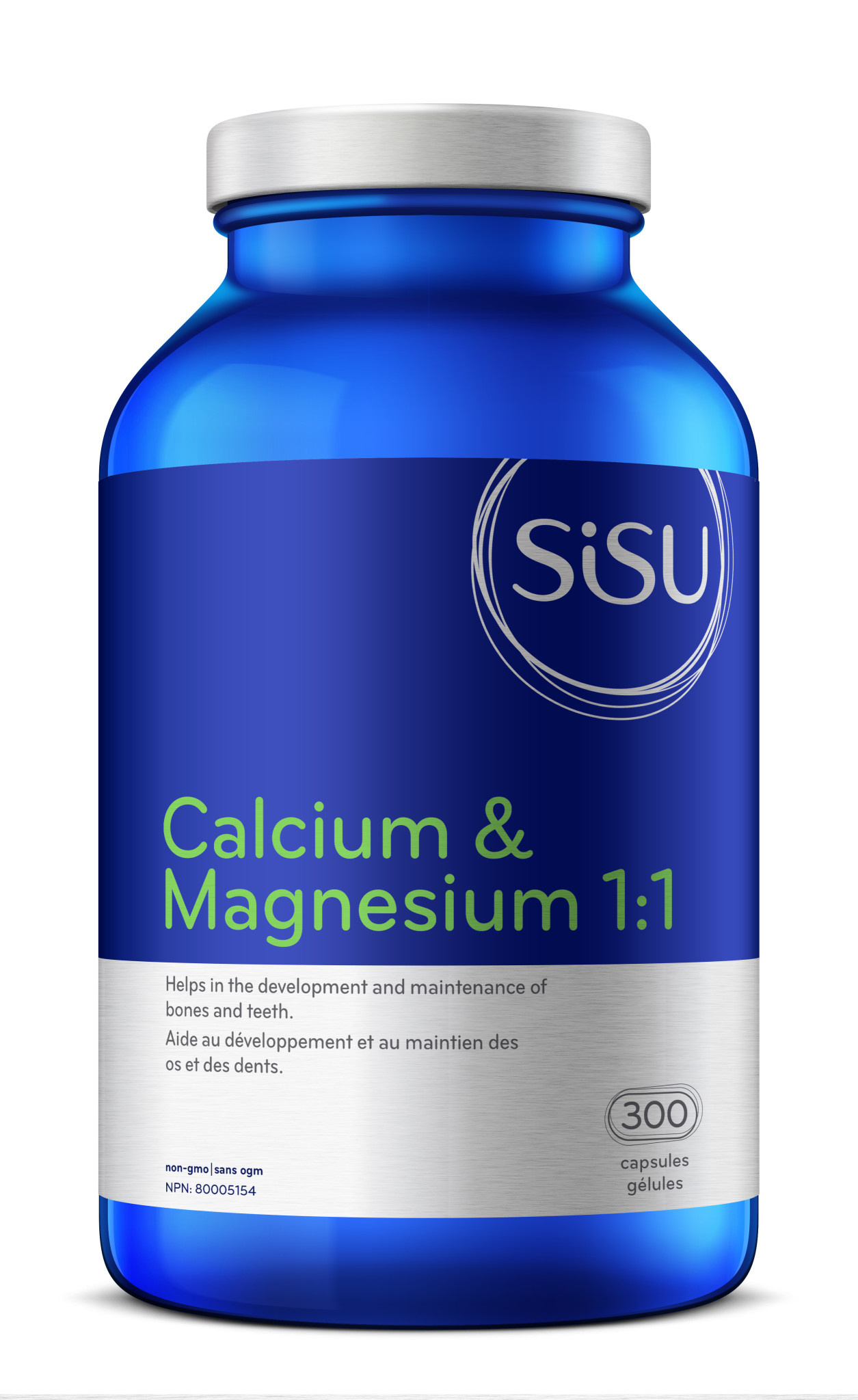 SISU SISU CALCIUM & MAGNESIUM 1:1 WITH VITAMIN D3 300 CAPS - BMS Resources