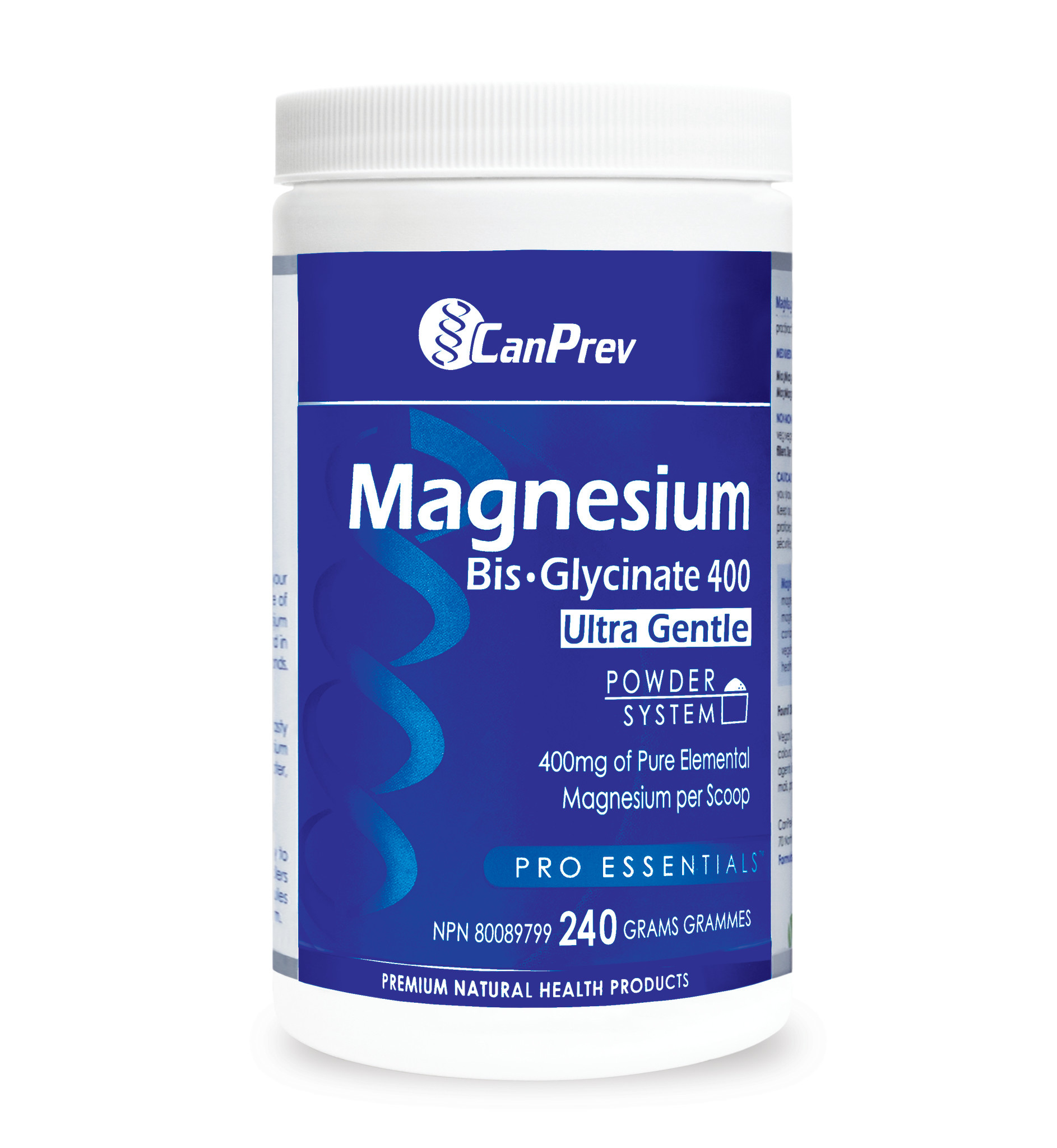 CANPREV CANPREV MAGNESIUM BIS GLYCINATE 400 ULTRA GENTLE POWDER 240G ...