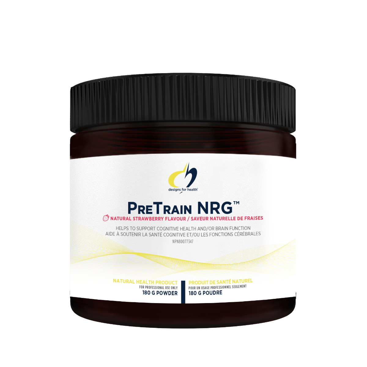 DESIGNS FOR HEALTH PRETRAIN NRG POWDER 180G - BMS Resources