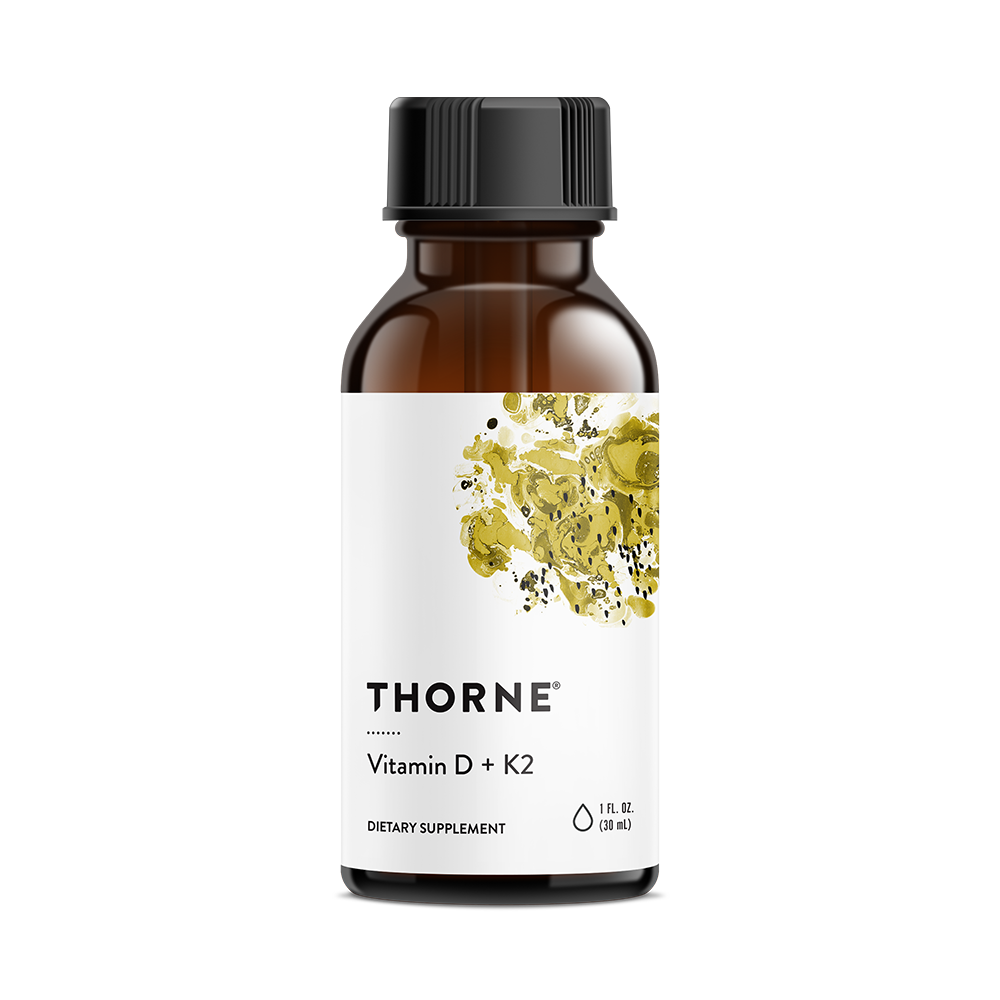 THORNE RESEARCH THORNE VITAMIN D3 & K2 LIQUID 30ML - BMS Resources