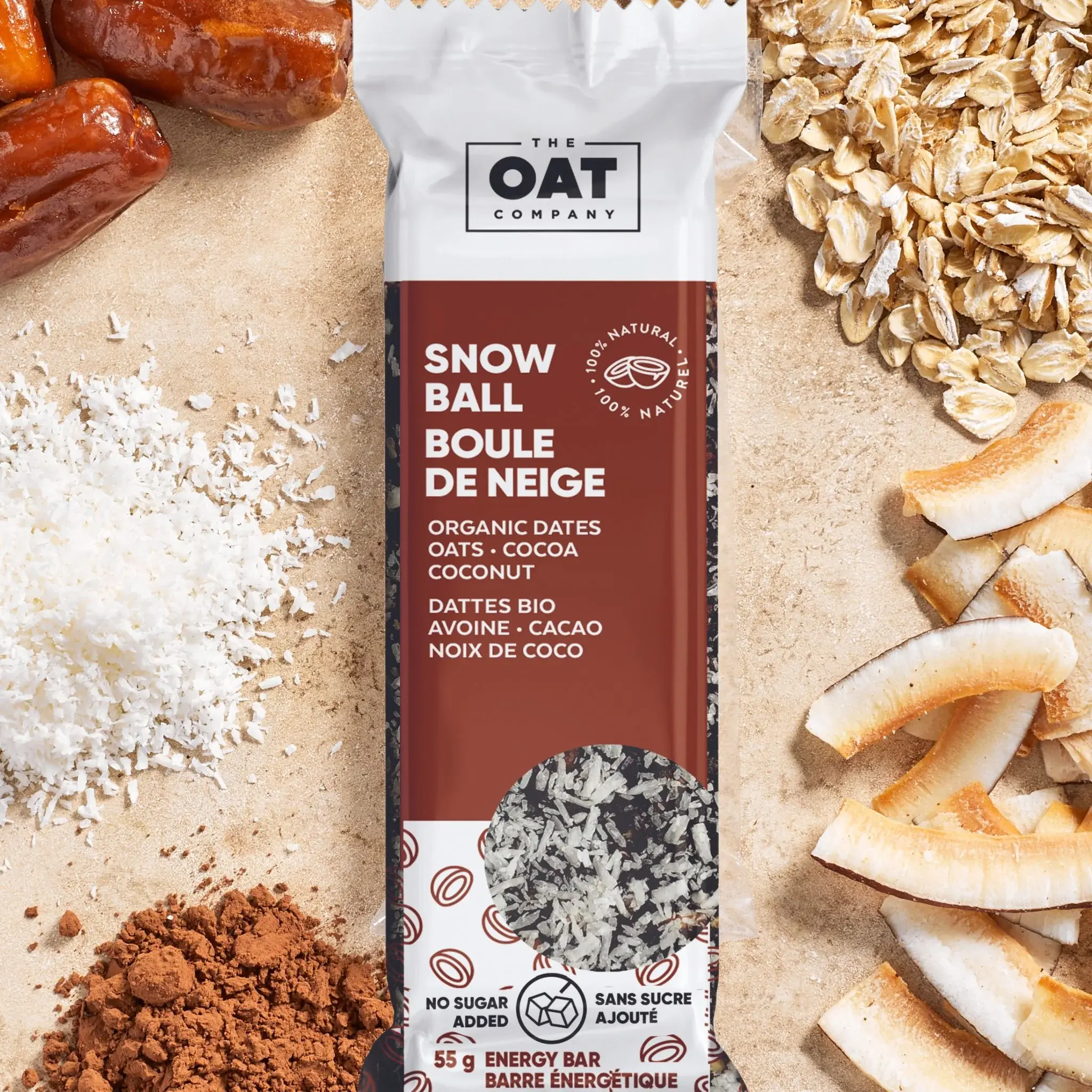 THE OAT COMPANY SNOWBALL ENERGY BAR 55G - BMS Resources