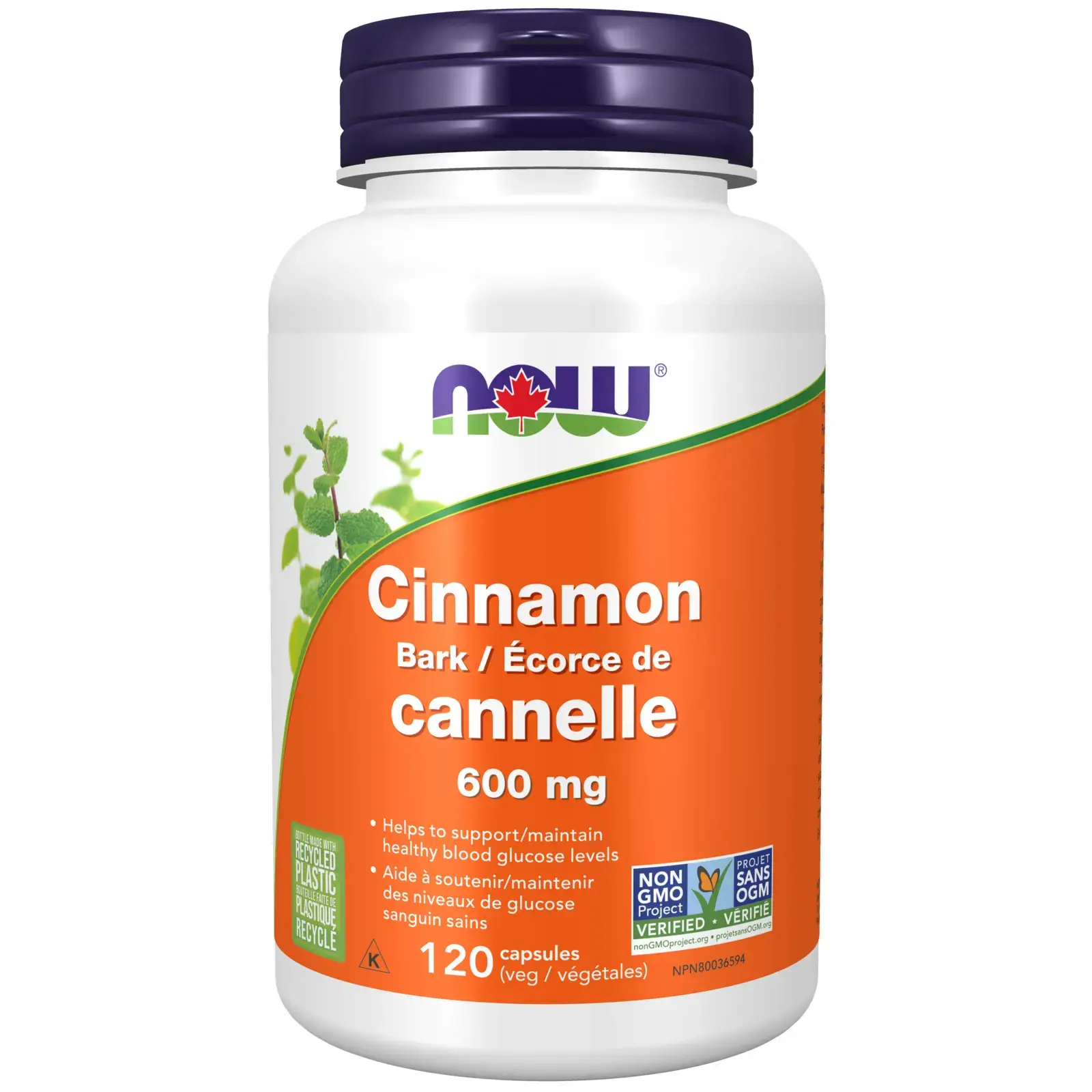 NOW CINNAMON 600MG 120 CAPS - BMS Resources