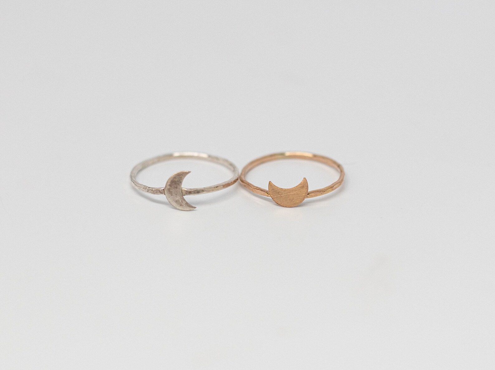 Crescent Moon Rings - Tumbleweed Shop & Studio