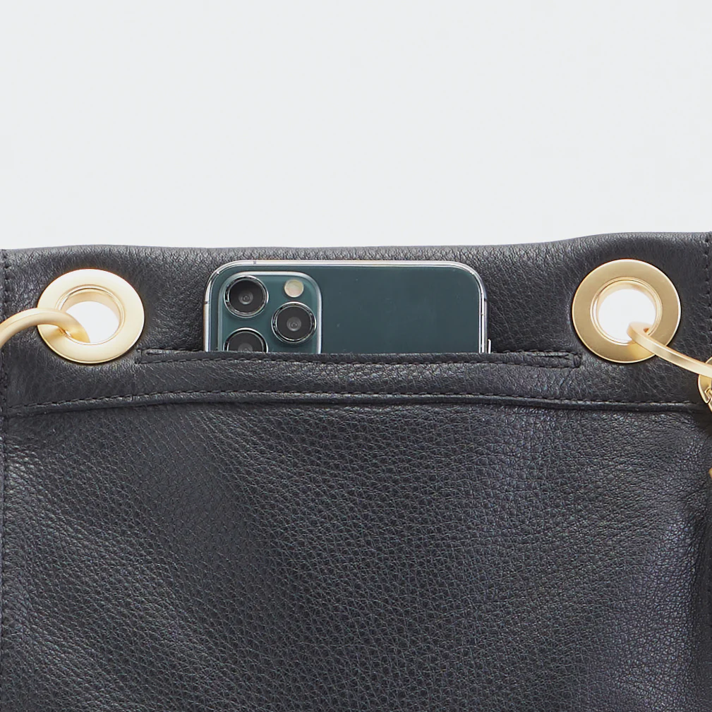 Hammitt Tony Small Signature Collection - Black-BG-R-Zip - Tumbleweed ...