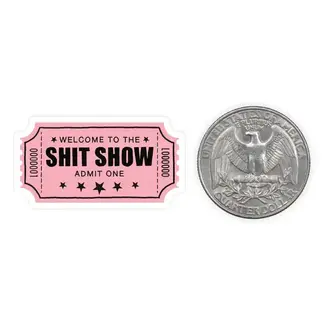 Mini Stickers Shit Show - Tumbleweed Shop & Studio