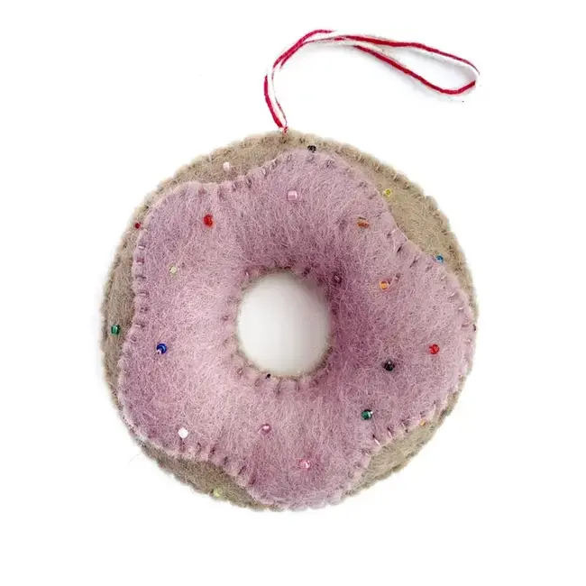Christmas Ornament - Donut - Tumbleweed Shop & Studio