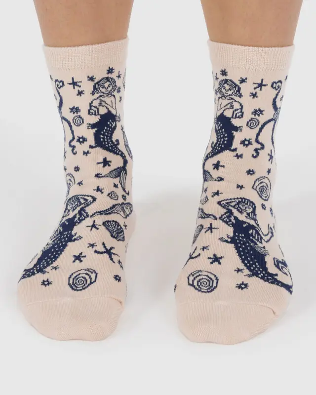 Crew Sock - Mermaid - Tumbleweed Shop & Studio