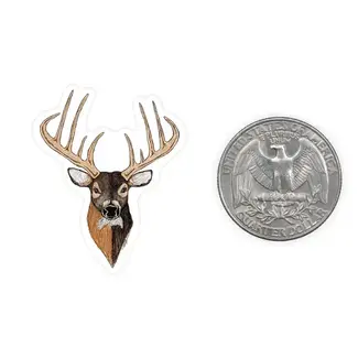Mini Sticker- Deer Head - Tumbleweed Shop & Studio