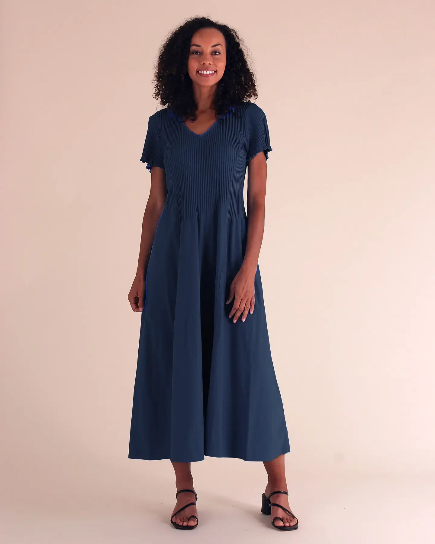 Fenini Tie Hem Dress - Coyote Moon