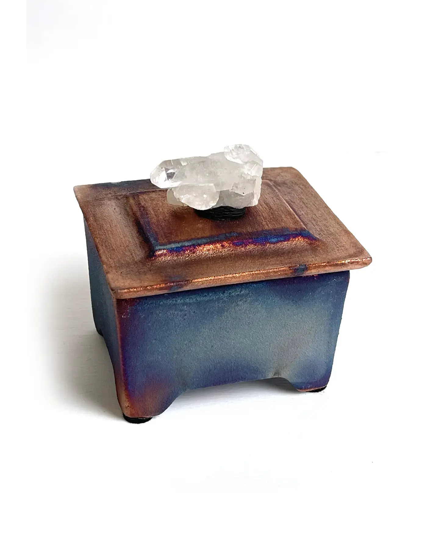 Raku Pottery Works Raku Dream Box - Coyote Moon