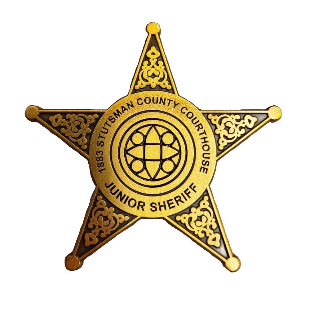 Stutsman County Junior Sheriff Pin - North Dakota State Museum