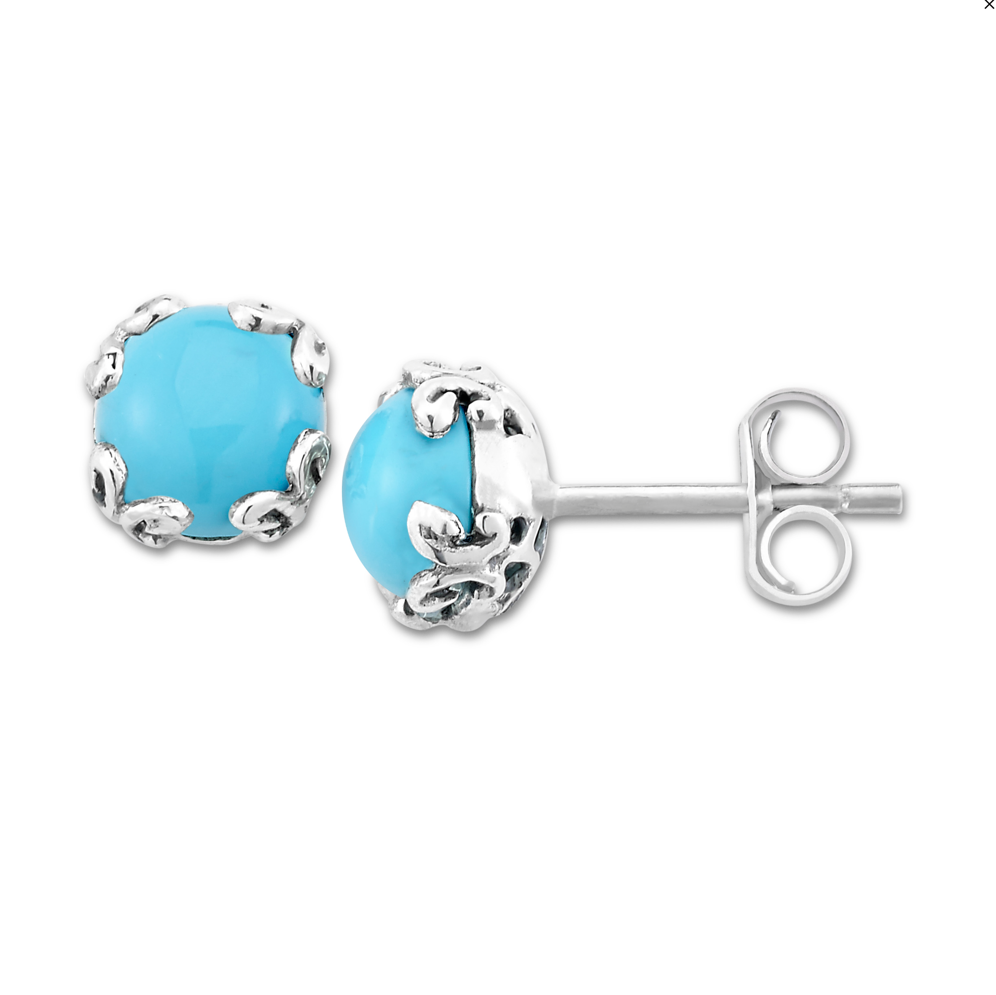 Samuel B. Genuine Birthstone Glow Earrings Turquoise - Angel Haven ...