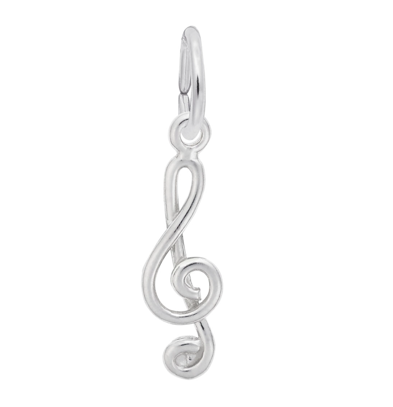 Rembrandt SS Treble Clef Charm - Angel Haven Specialty Jewelers