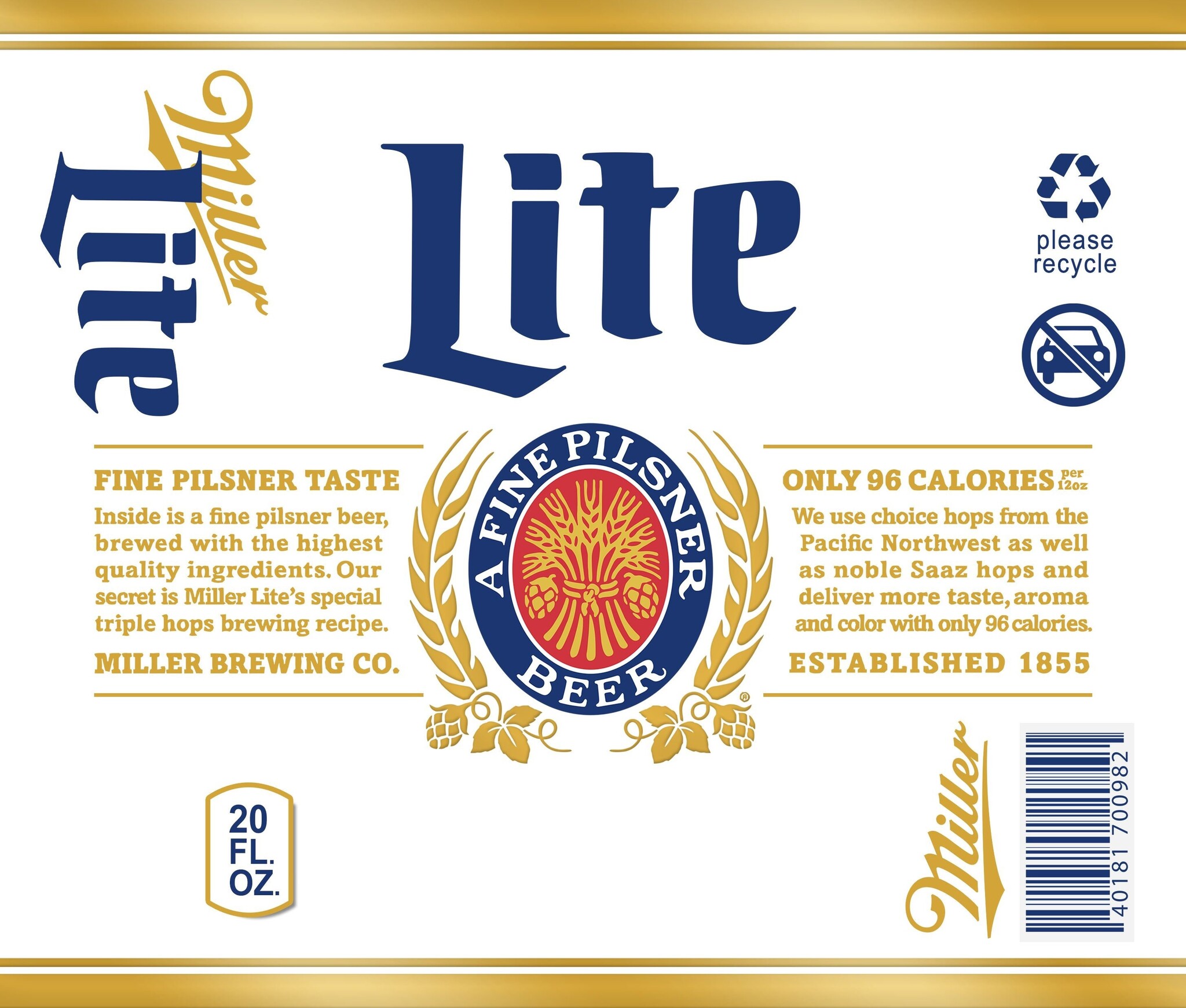 Miller Lite Beer Can Labels Miller Lite Light Pilsner Beer | Metro