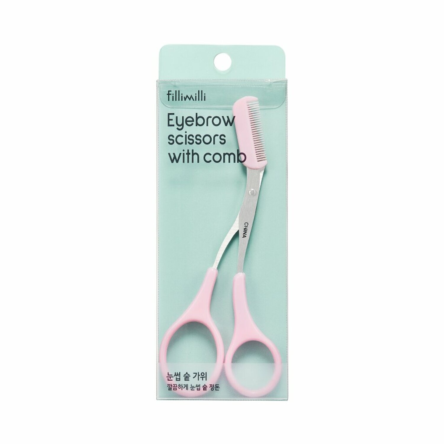 Eyebrow Scissors with Comb - Berry Young