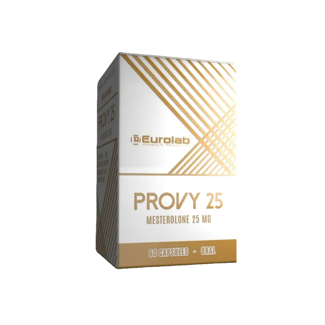 PROVY 25 (PROVIRON ORAL) EUROLAB 25MG 60CAPS - Distribuidora Energy Supplies