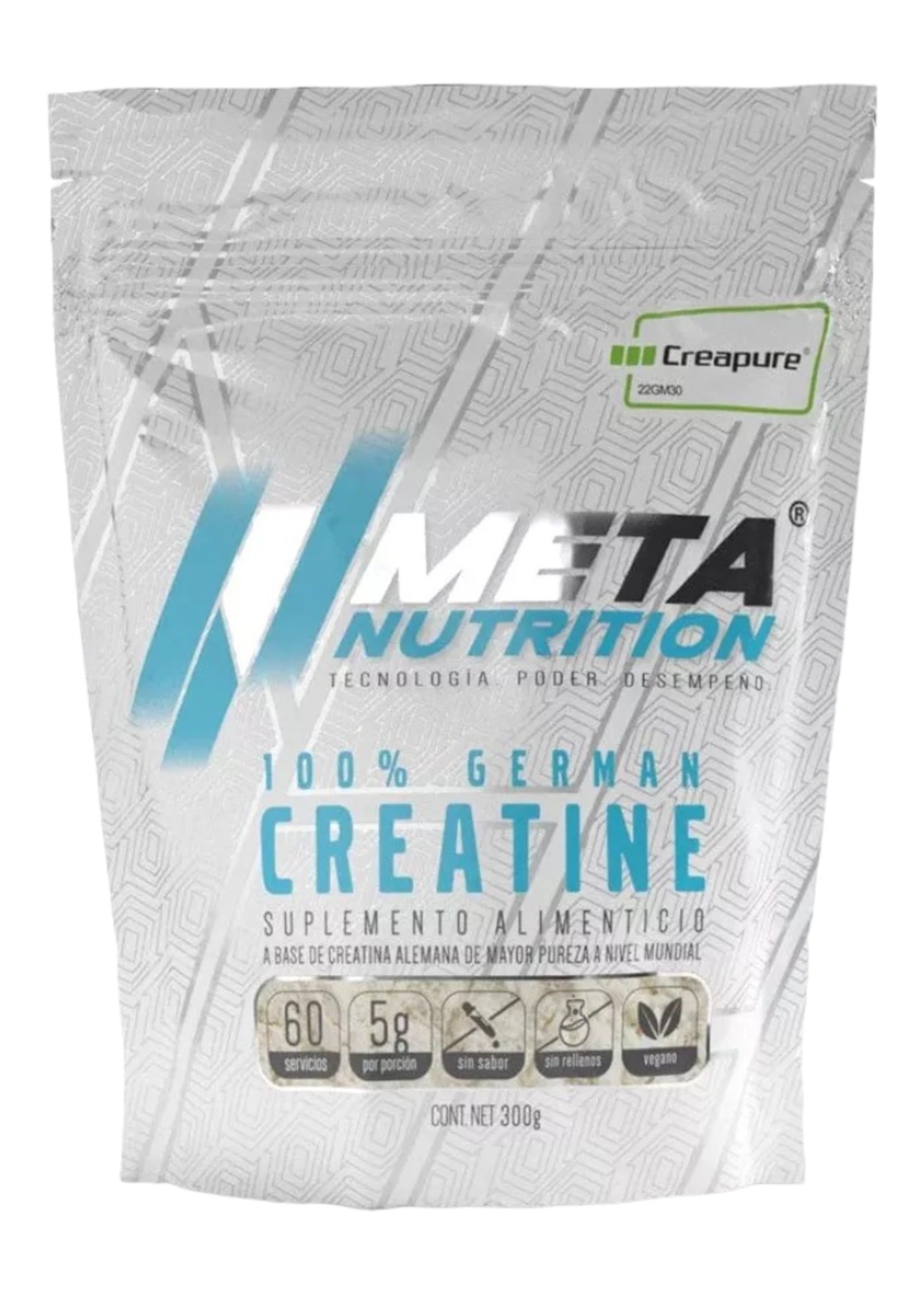 Creapure Creatina 300gr Meta Nutrition Distribuidora Energy Supplies
