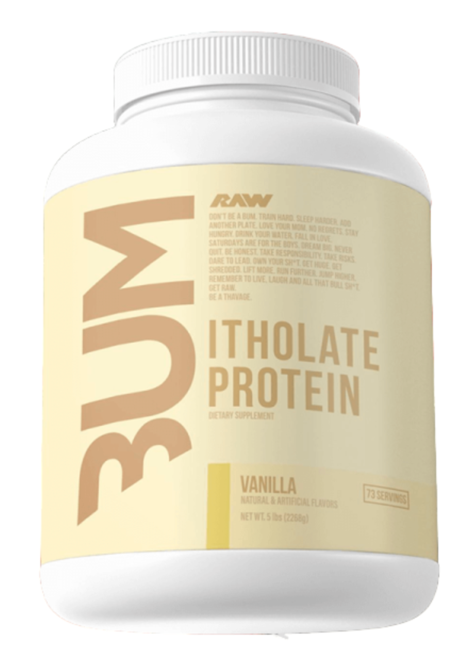 RAW CBUM ISO 5LB - Distribuidora Energy Supplies