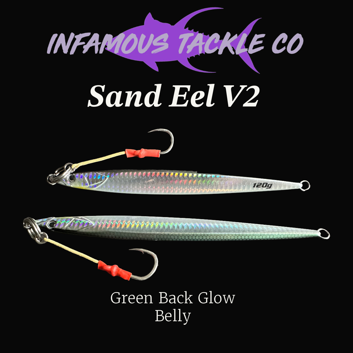 Infamous Tackle Co. Sand Eel V2 - The Reel Seat