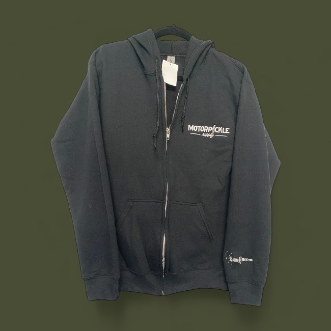 Spark Plug Embroidered Zip-Up - Motorpickle Supply