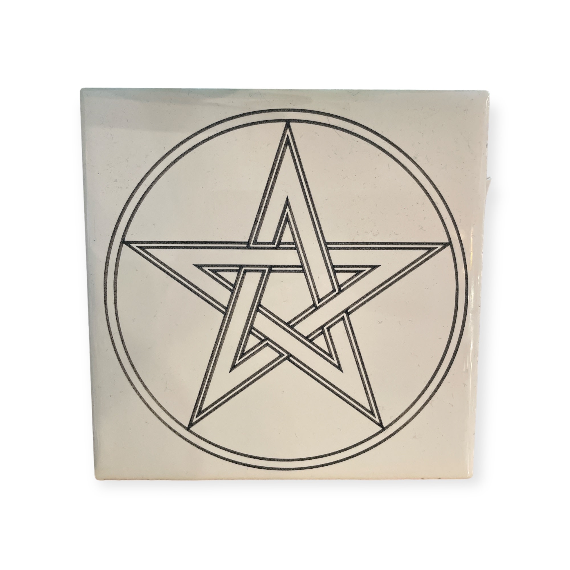 Ceramic Pentacle Altar Tile - Artemisia Botanicals