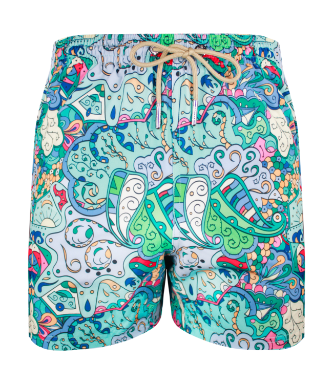 SWIMSHORT - CLASSIC CUT - GREEN SPACE - Zulvibes