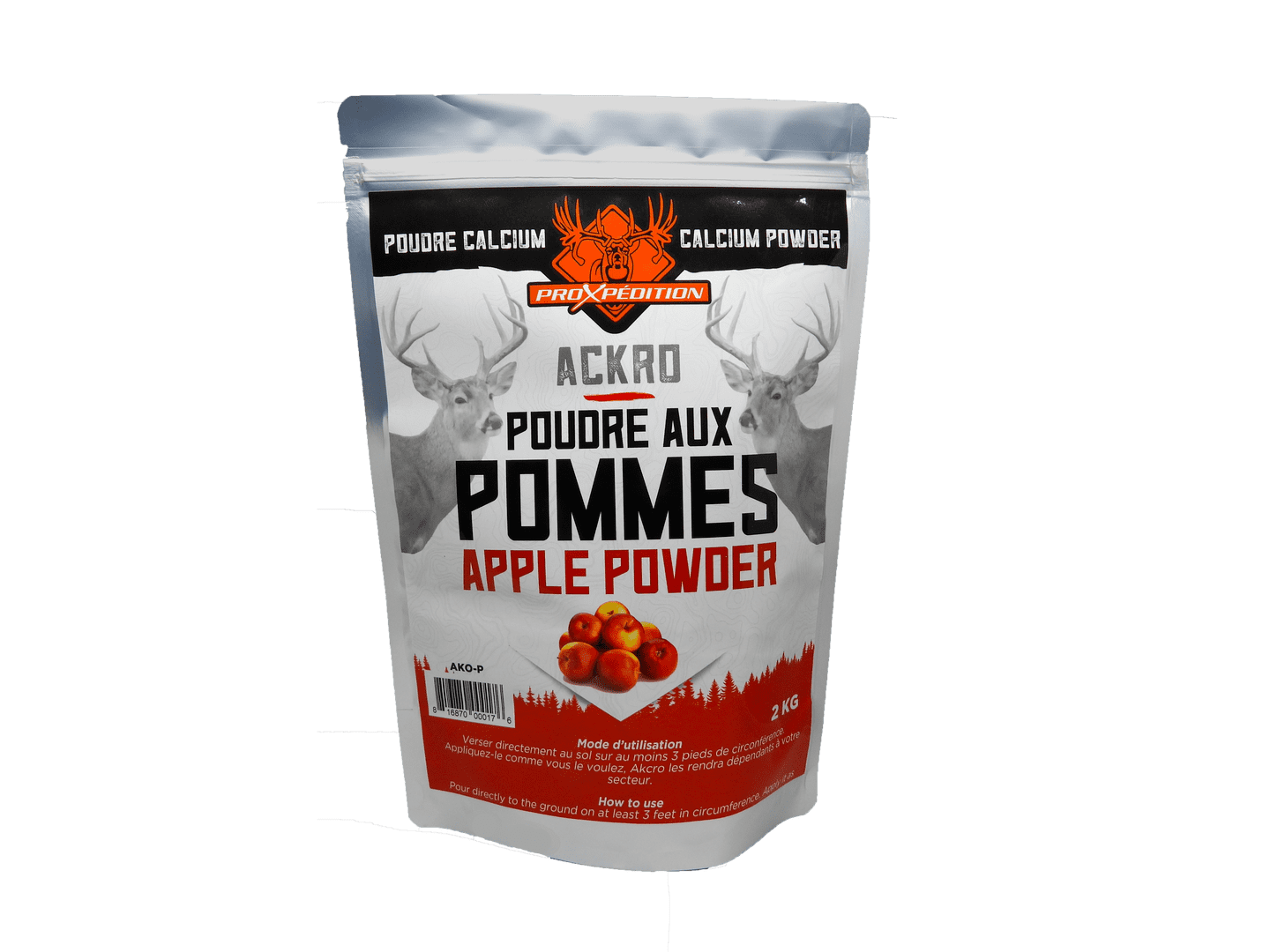 Ackro Proxpedition Poudre Aux Pommes 2Kg - Pronature Plessisville ...