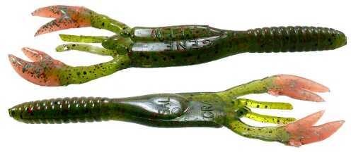Jigs Gene Larew Saltcraw 4'' Melon Pepper Neon/Orange 10/Pqt ...