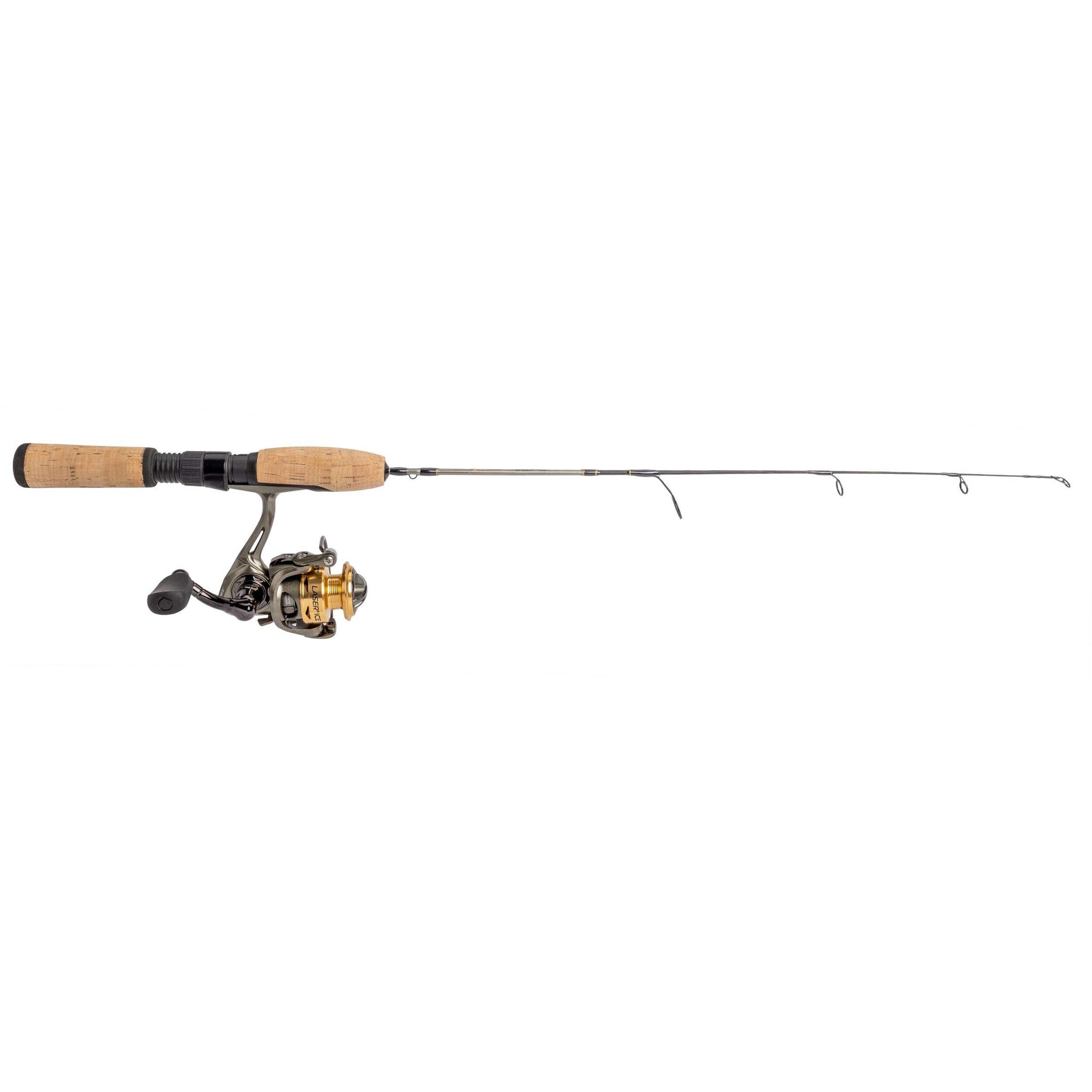Ensemble Pêche sur Glace Canne et Moulinet Lew's Laser Ice 28'' MH ...