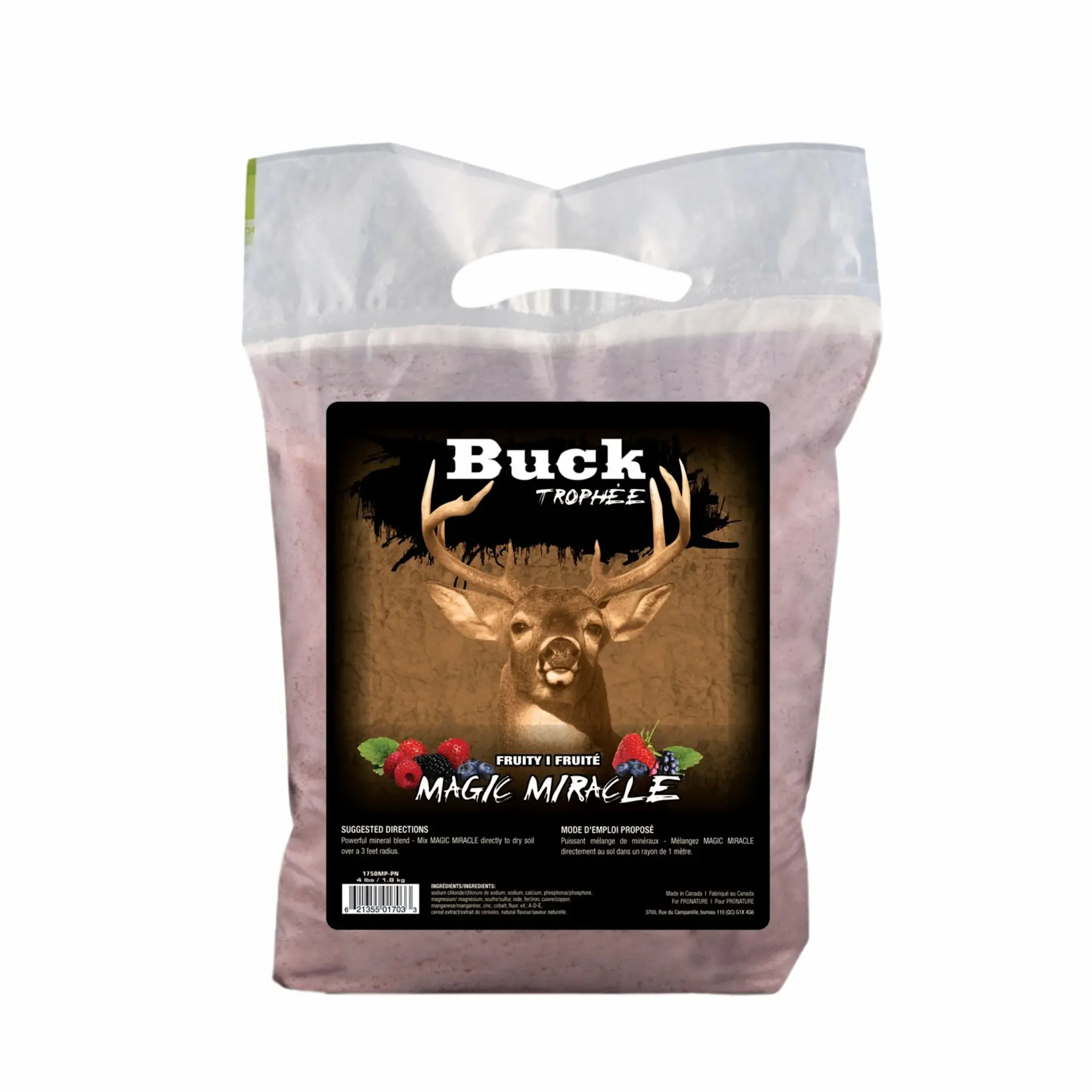 Poudre Volatile Buck Trophée Magic Miracle Fruits 4Lbs - Pronature ...