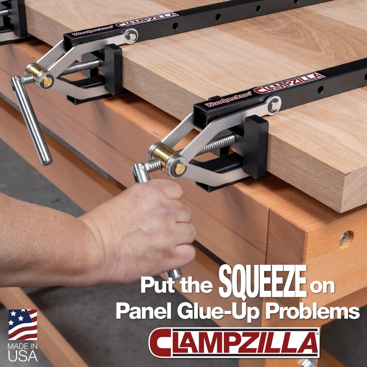 Clampzilla 18" Capacity 4-Pack CLPZ-18-4-22 - Indivisible Hardwoods