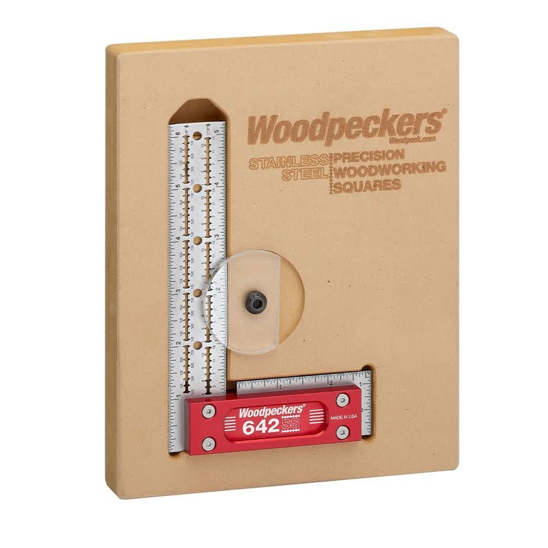 Woodpeckers Woodpeckers Stainless Steel Square 6" with Case ...