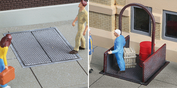 Walthers 9333763 HO Sidewalk Elevator - Chuck's Trains & Hobby Depot