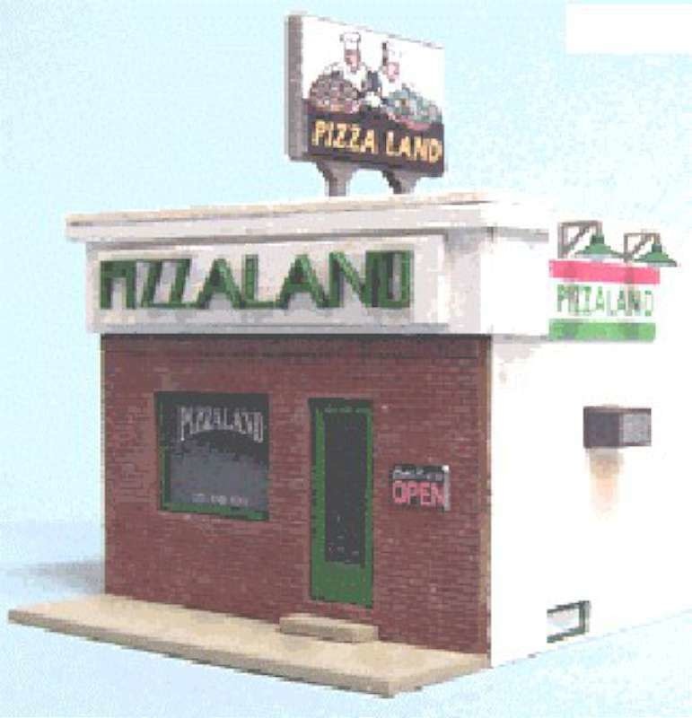 196 HO Pizzaland Kit - Chuck's Trains & Hobby Depot