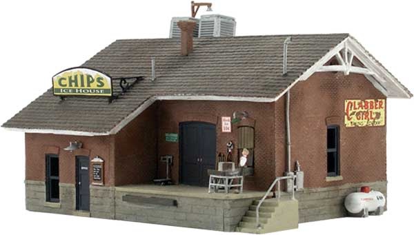 Woodland Scenics 5028 HO Chip's Ice House - Assembled - Chuck's Trains ...