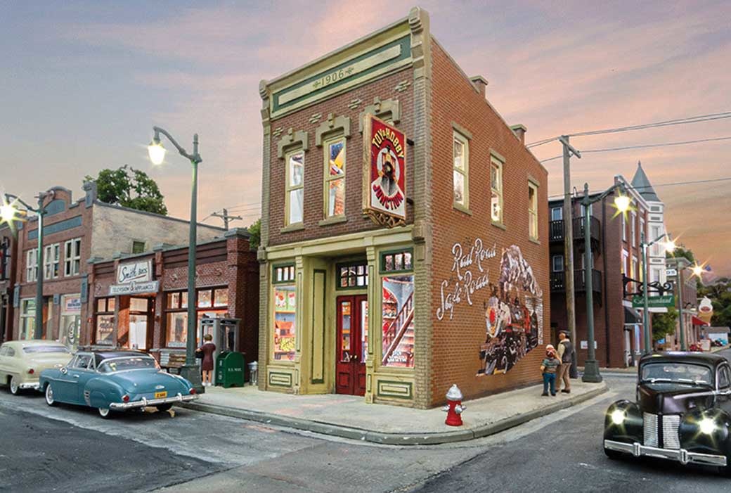 Woodland Scenics 5070 HO Toy & Hobby Junction - Assembled Toy Shop ...