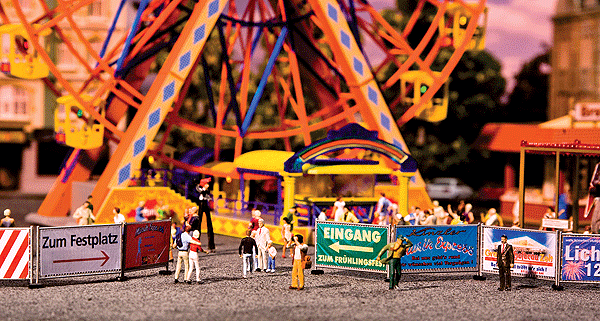 Faller 140358 HO Fairground Barriers and Signs - Chuck's Trains & Hobby ...