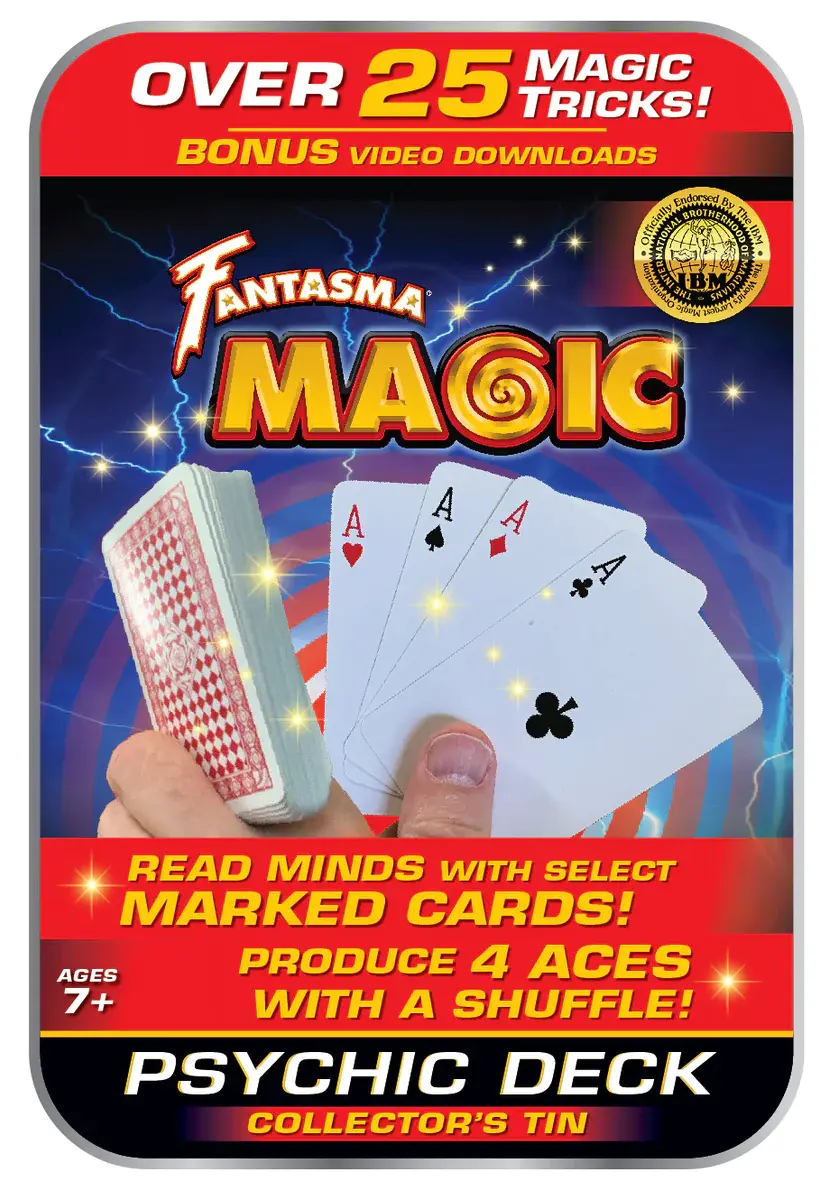 Fantasma Psychic Deck Magic - 25+ Tricks - Chuck's Trains & Hobby Depot