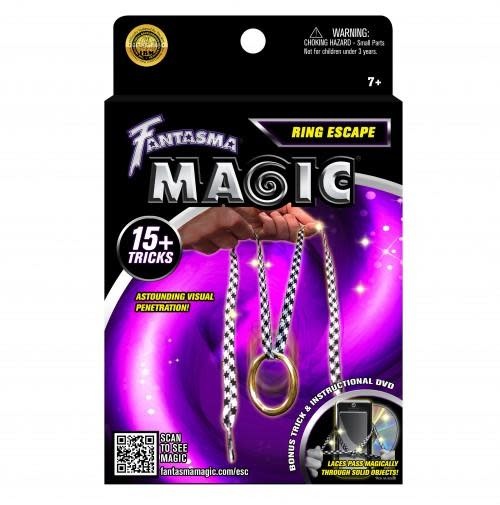 Fantasma Ring Escape - Ring Through String Magic Trick Set - Chuck's ...
