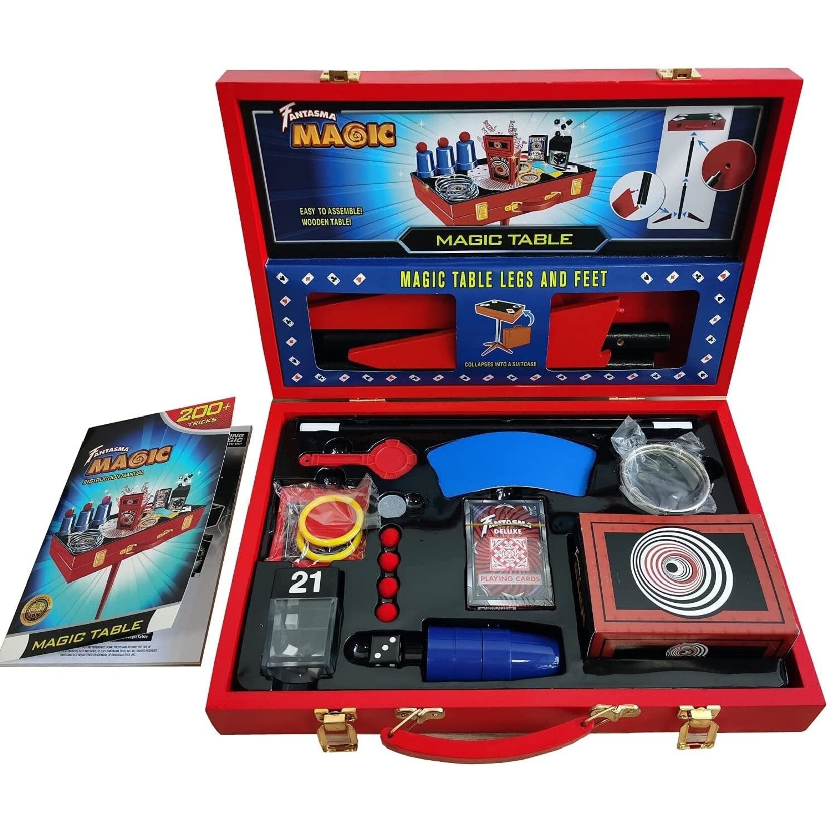 Fantasma Magic Wooden Magic Table Show 200+ Magic Tricks - Chuck's ...